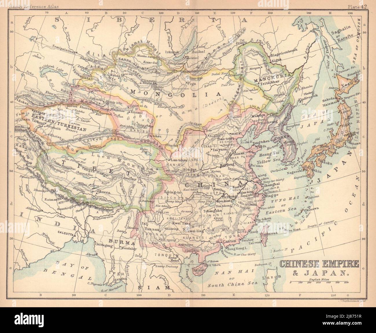 Chinese empire map hi-res stock photography and images - Alamy