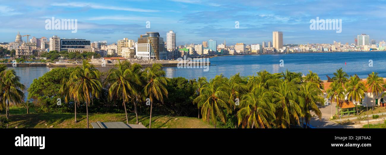 Panoramic view of the city of Havana in Cuba Stock Photo - Alamy