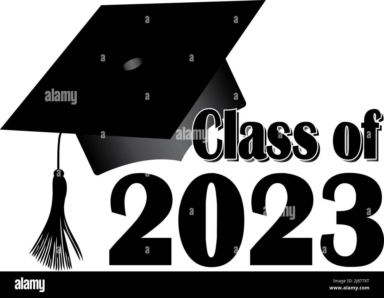 Class of 2023 Graduation Cap Stock Photo - Alamy