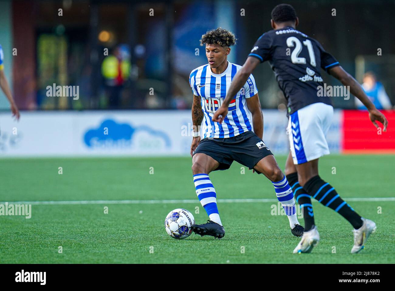 EINDHOVEN, NETHERLANDS - MAY 13: Charles Andreas Brym of FC Eindhoven ...