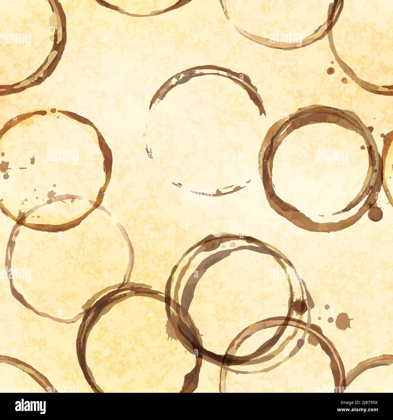 Dark coffee stains isolated Stock Vector Images - Alamy