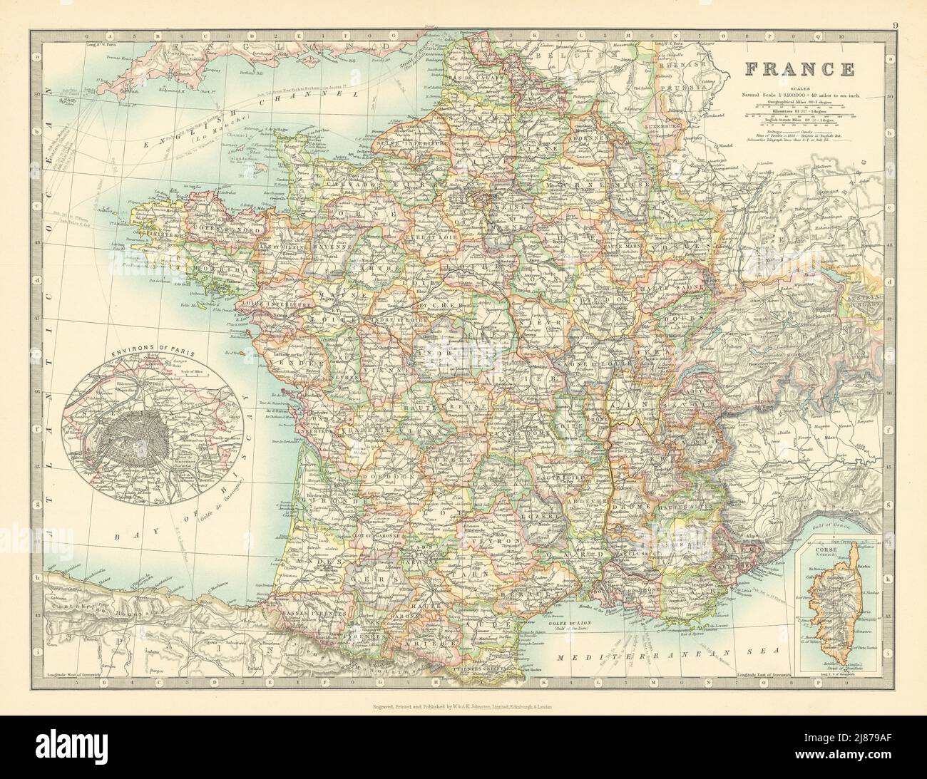 Home & Living Home Décor Antique 1908 City and Suburb Map by Meyers ...