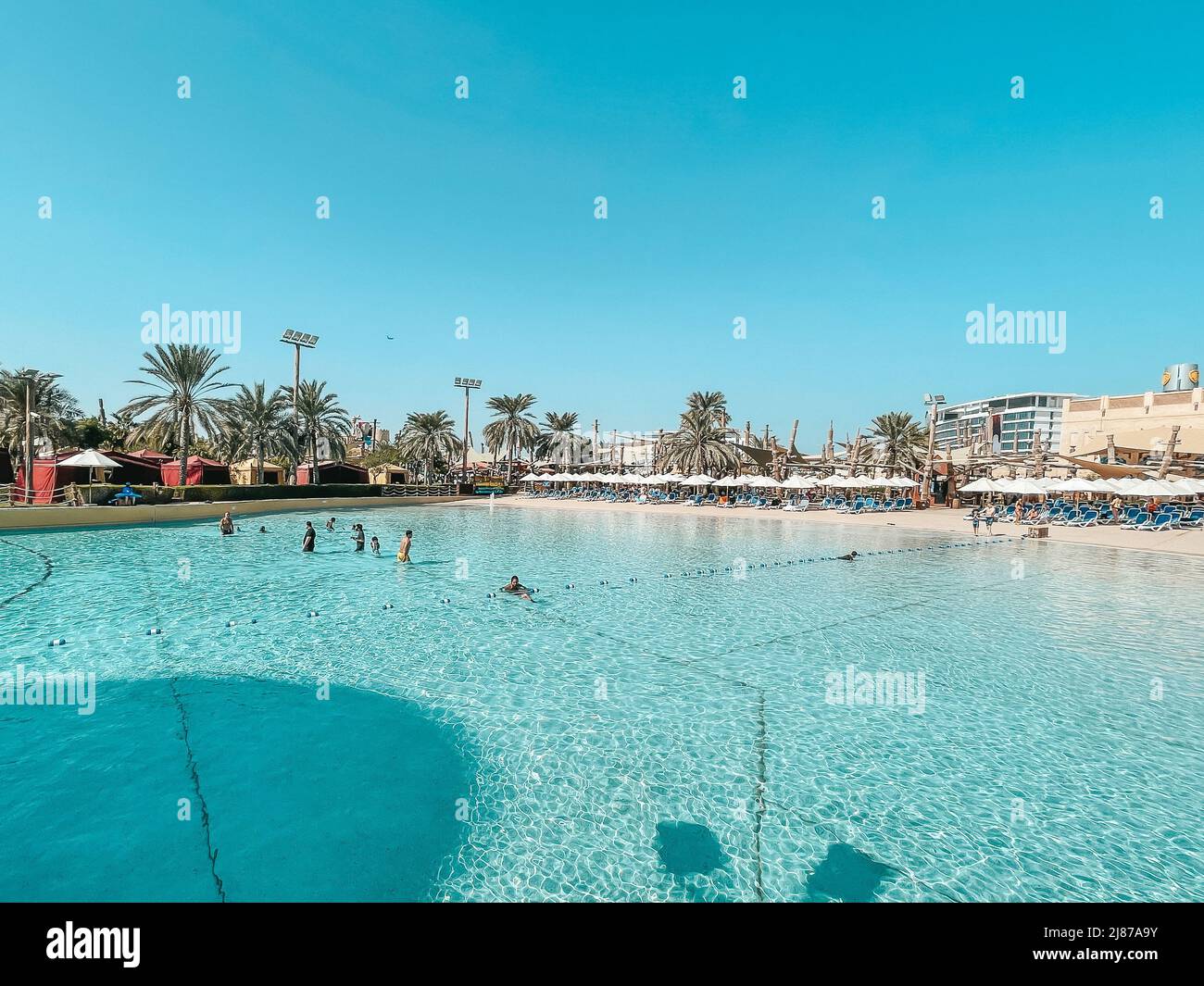 Yas Waterworld theme park at the Yas Island in Abu Dhabi - Yas ...