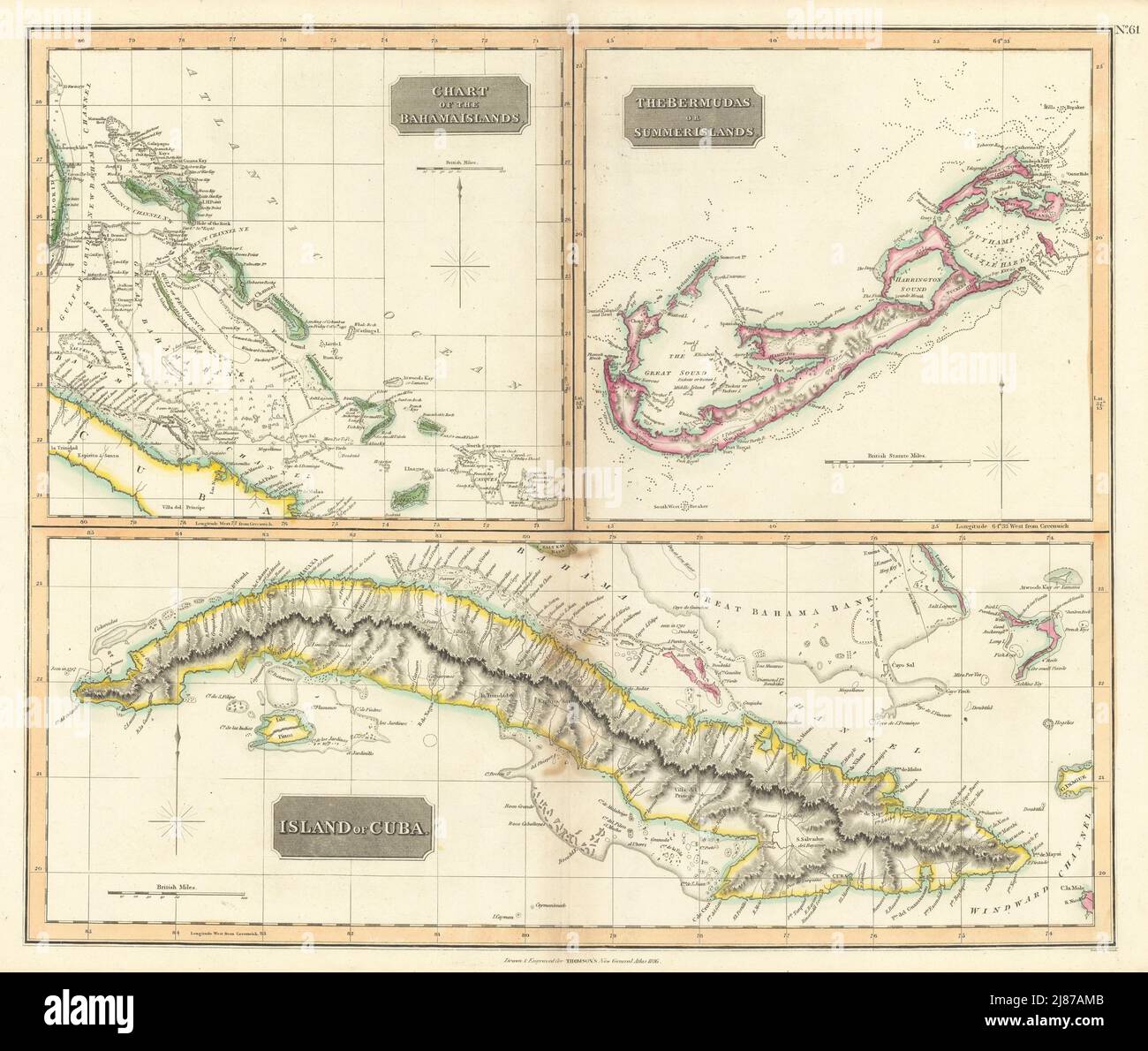 Antique map of cuba hi-res stock photography and images - Alamy