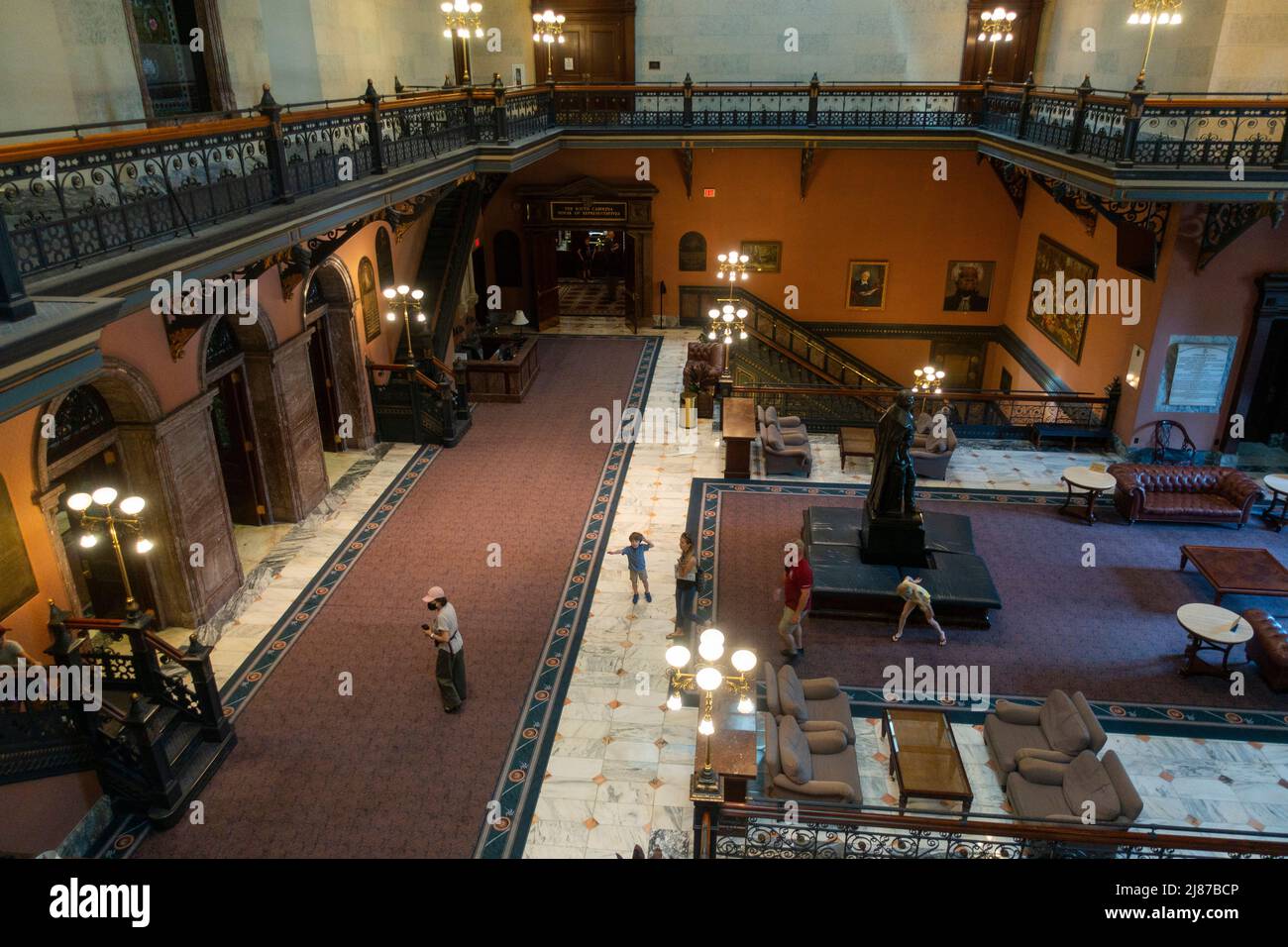 interior of the South Carolina state capital building in Columbia SC ...