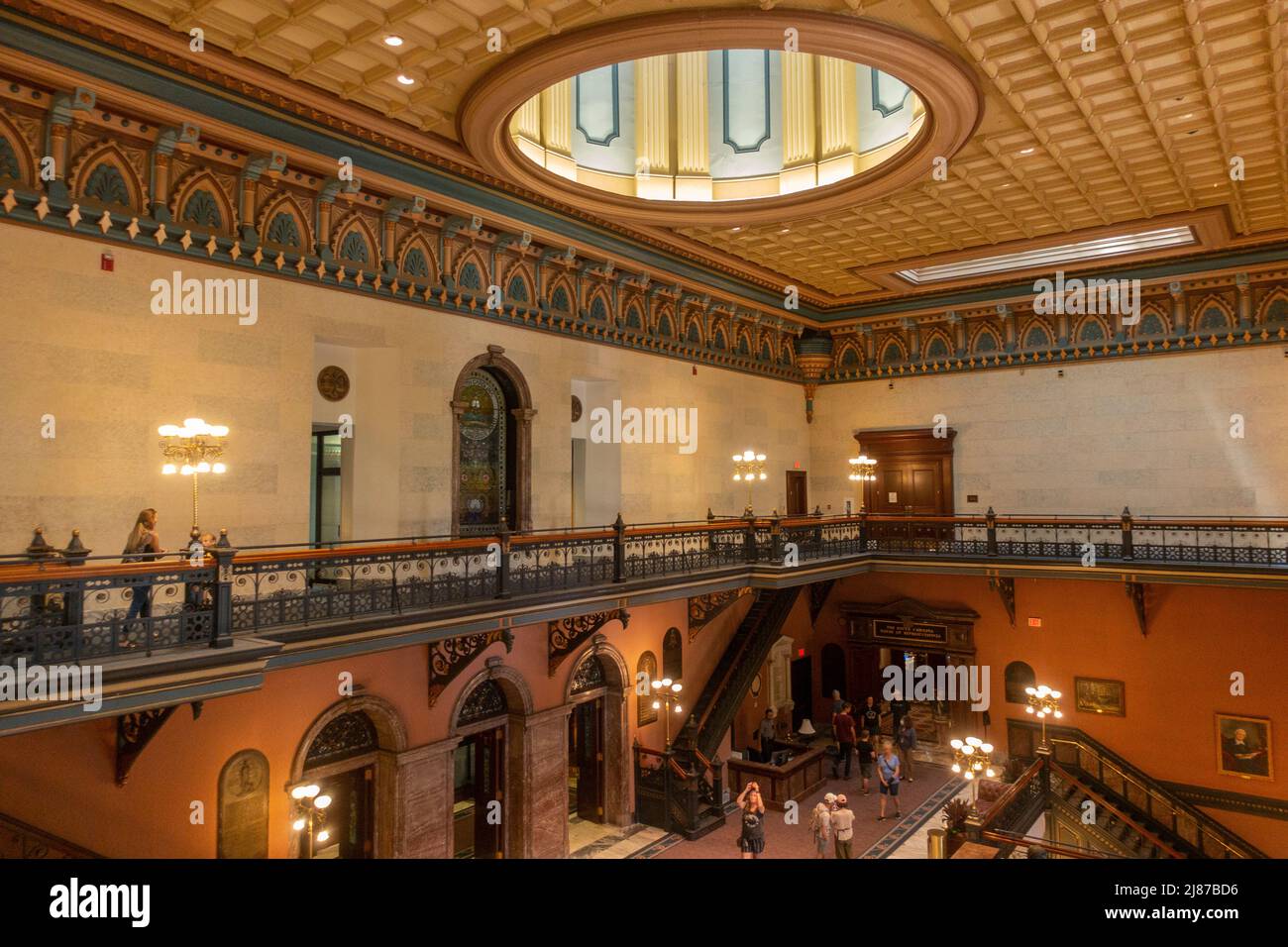 interior of the South Carolina state capital building in Columbia SC ...