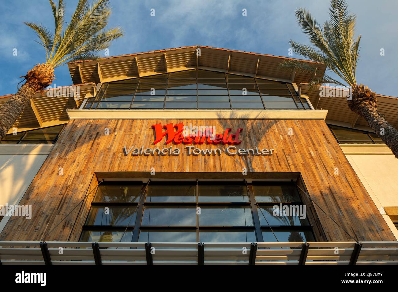 Shopping Center Westfield Valencia Town Center Stock Photo - Alamy
