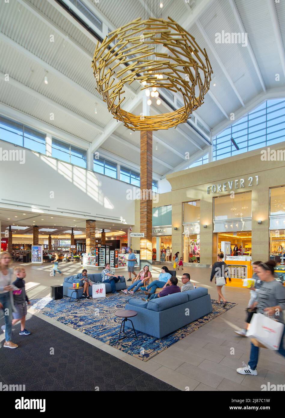 Shopping Center Westfield Valencia Town Center Stock Photo - Alamy