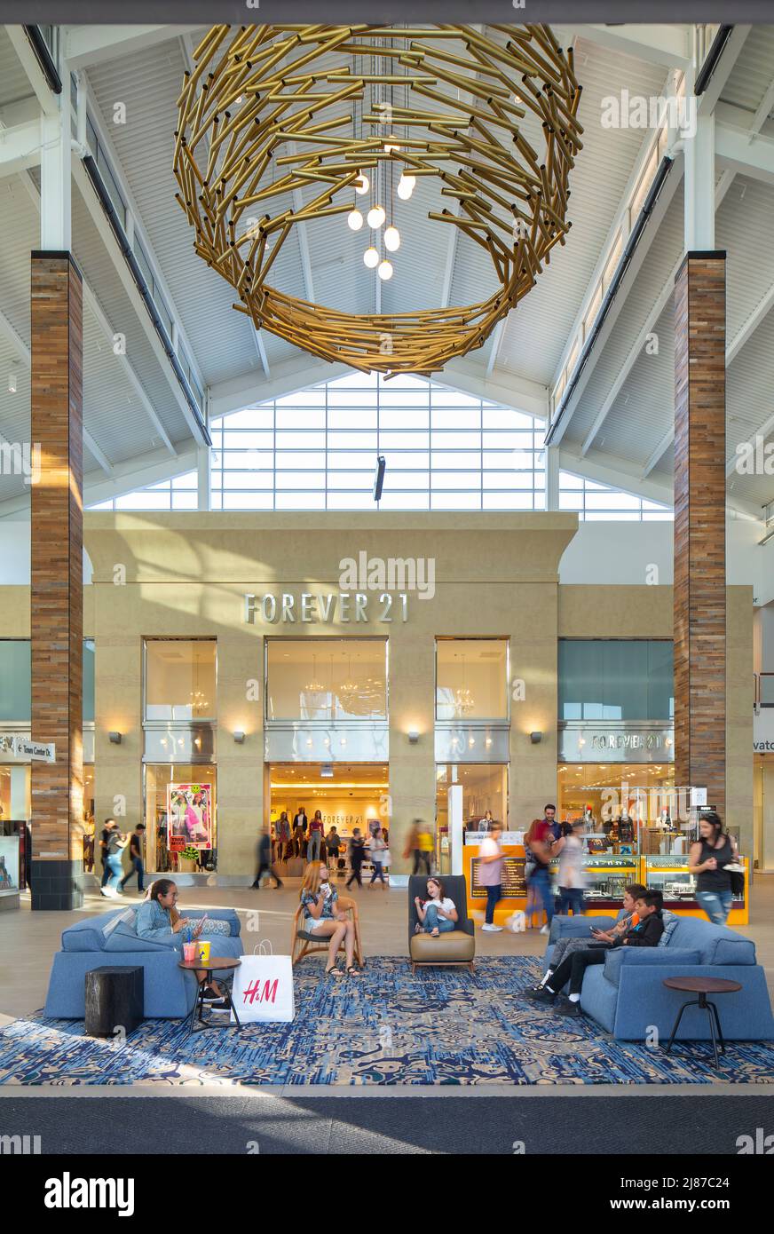 Shopping Center Westfield Valencia Town Center Stock Photo - Alamy