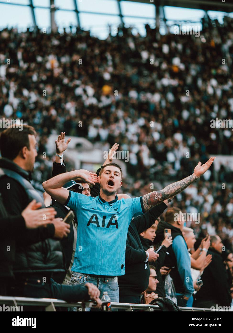 Tottenham Hotspur vs Arsenal North London Derby, 2022 Stock Photo - Alamy