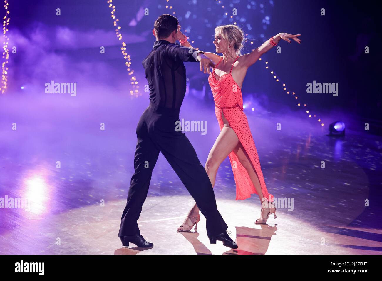 Cologne, Germany. 13th May, 2022. Janin Ullmann, actress, and Zsolt ...
