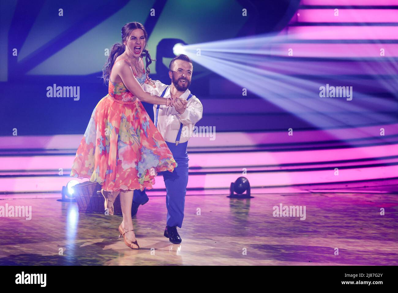 Cologne, Germany. 13th May, 2022. Mathias Mester, athlete, and Renata ...