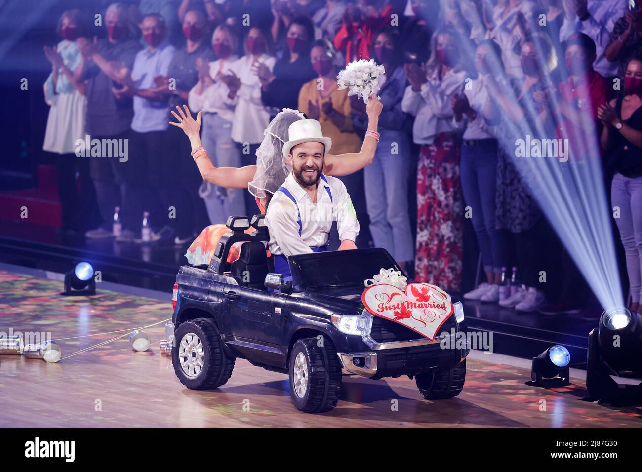 Cologne, Germany. 13th May, 2022. Mathias Mester, athlete, and Renata ...