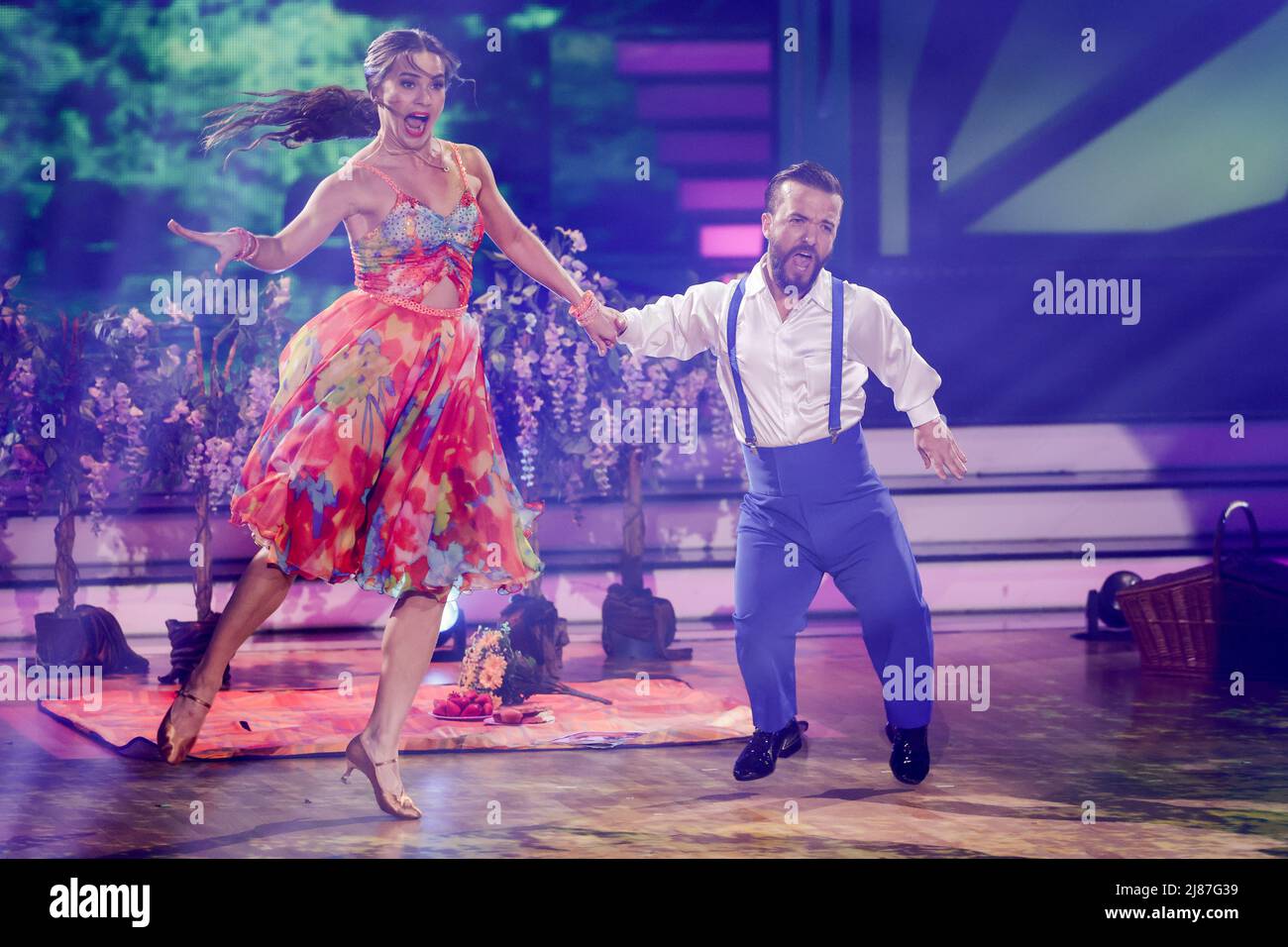 Cologne, Germany. 13th May, 2022. Mathias Mester, athlete, and Renata ...
