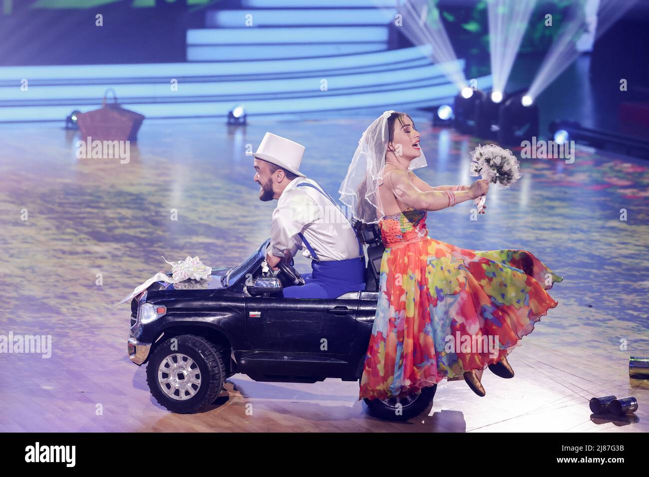 Cologne, Germany. 13th May, 2022. Mathias Mester, athlete, and Renata ...