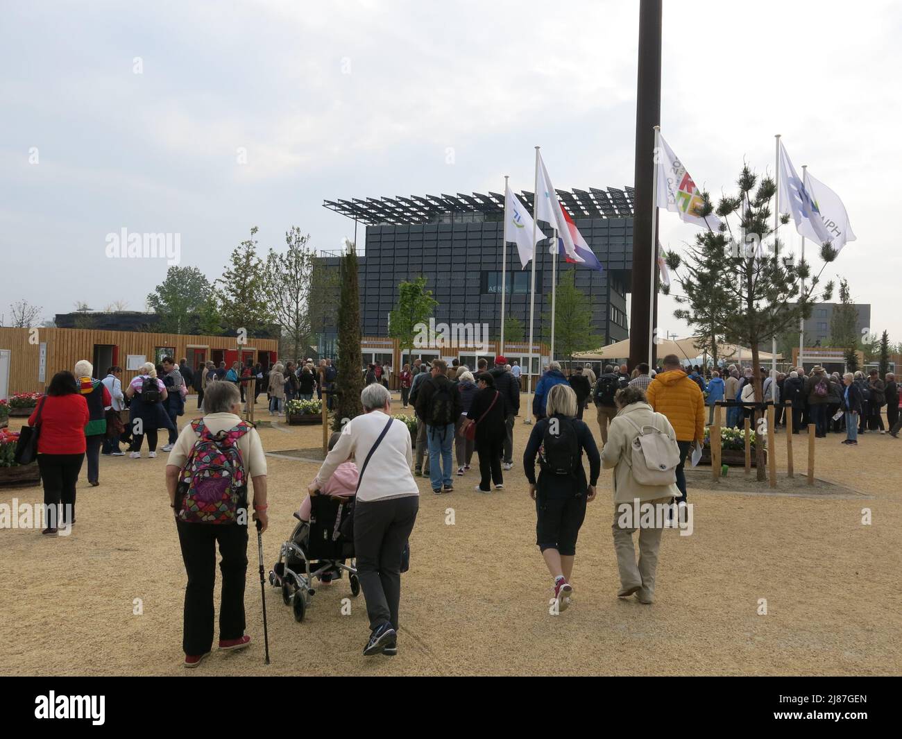 Entrance to the Floriade 2022, the horticulture and sustainability ...
