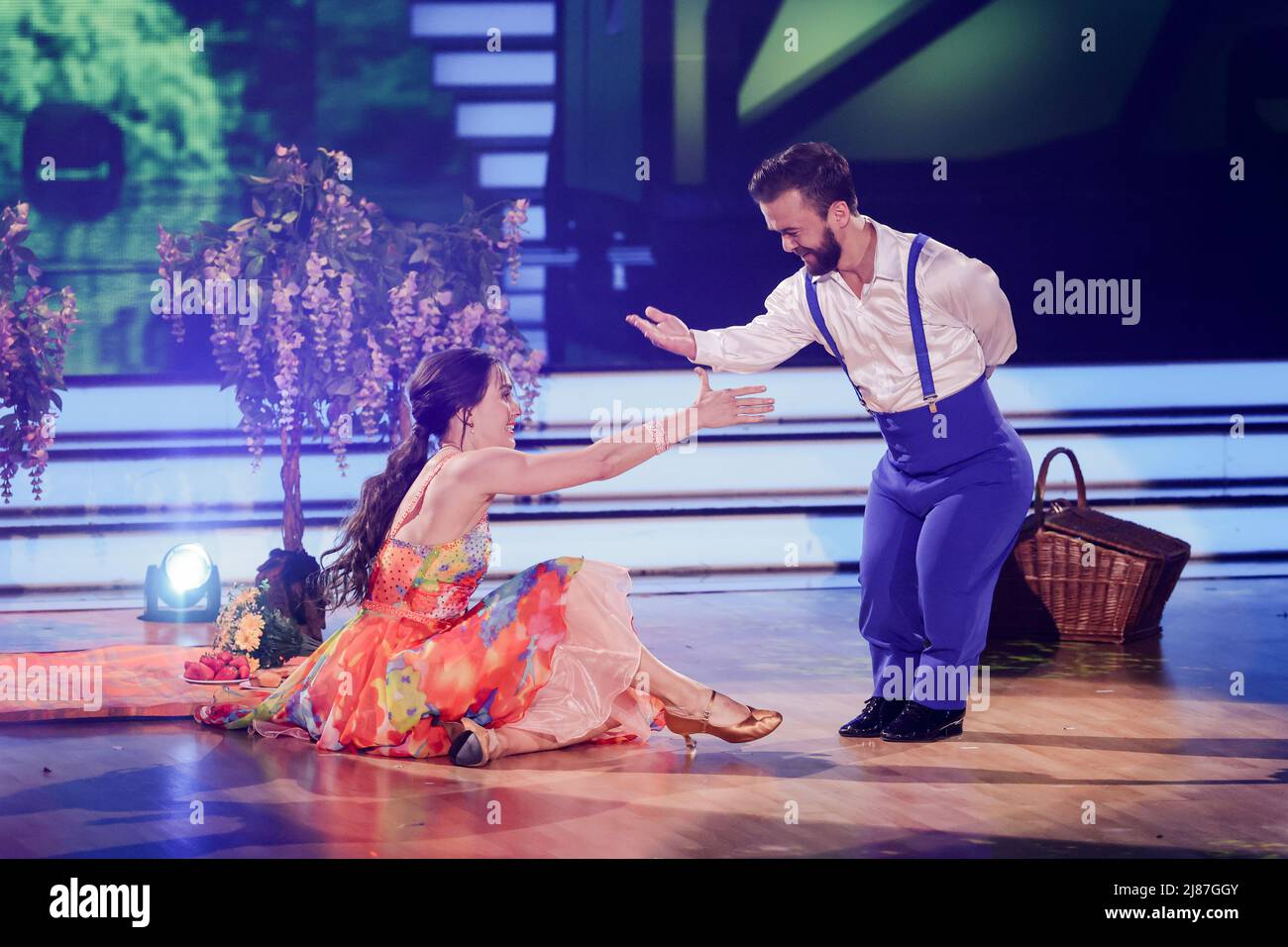 Cologne, Germany. 13th May, 2022. Mathias Mester, athlete, and Renata ...