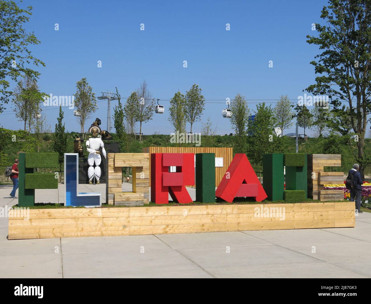 Entrance to the Floriade 2022, the horticulture and sustainability ...