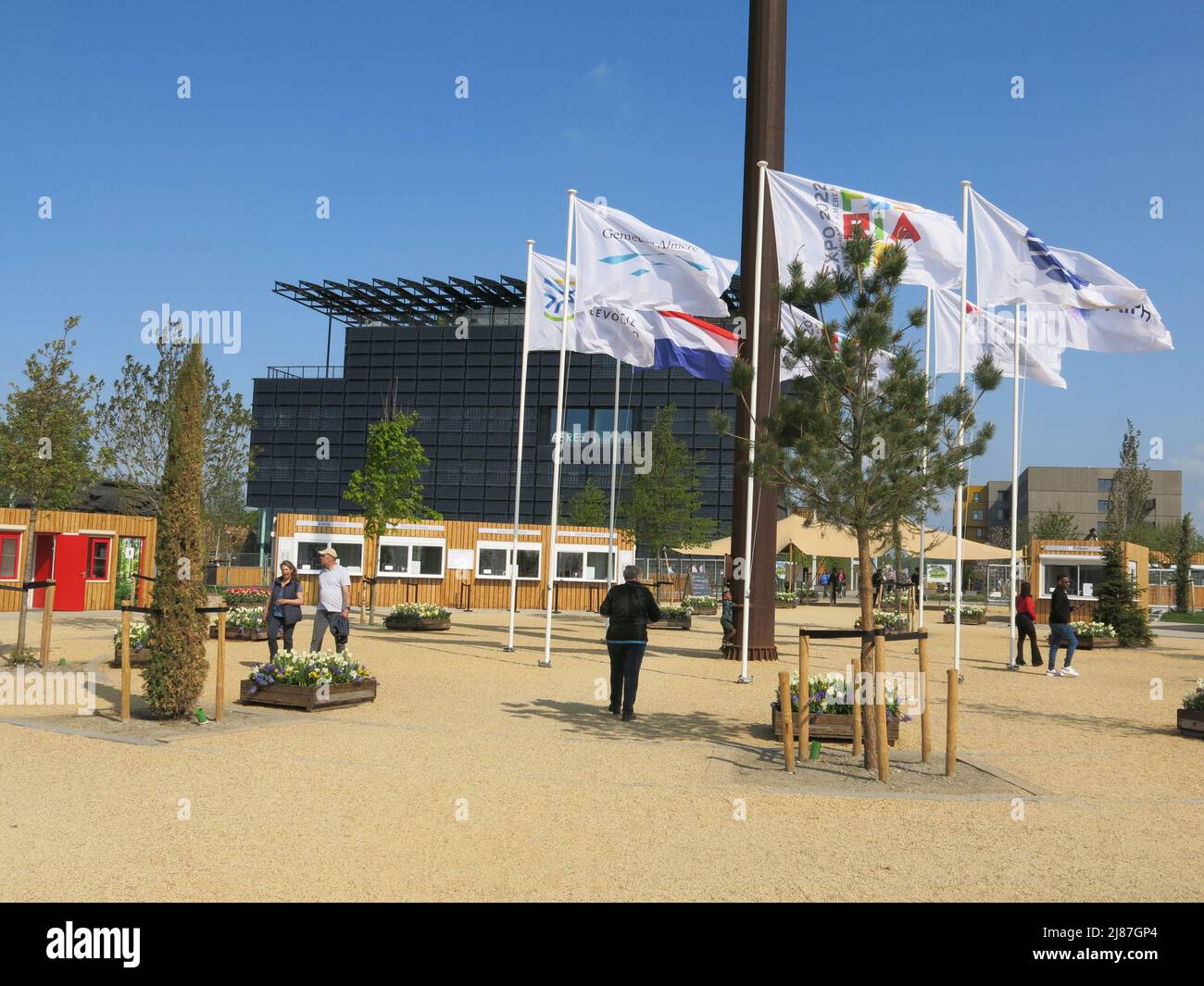Entrance to the Floriade 2022, the horticulture and sustainability ...