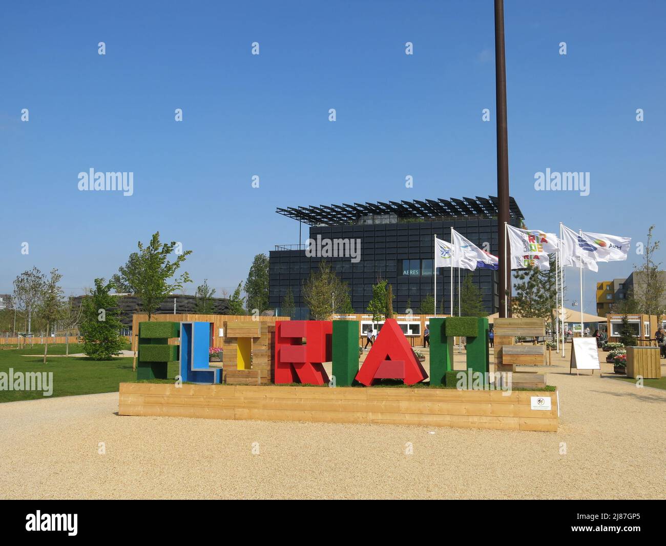Entrance to the Floriade 2022, the horticulture and sustainability ...