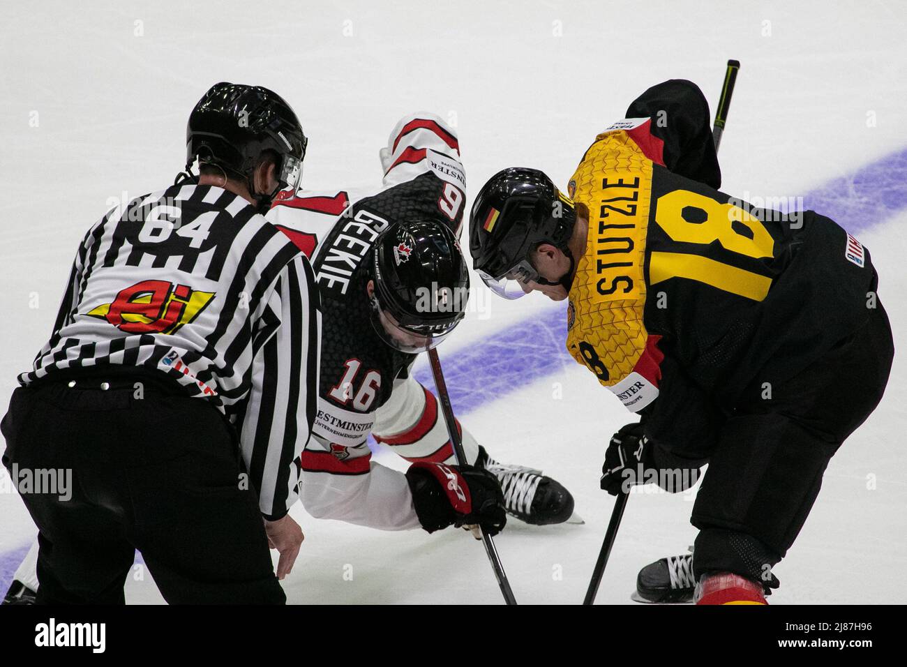 Ice Hall, Helsinki, Finland, May 13, 2022, #18 Team Germany T. Stutzle ...