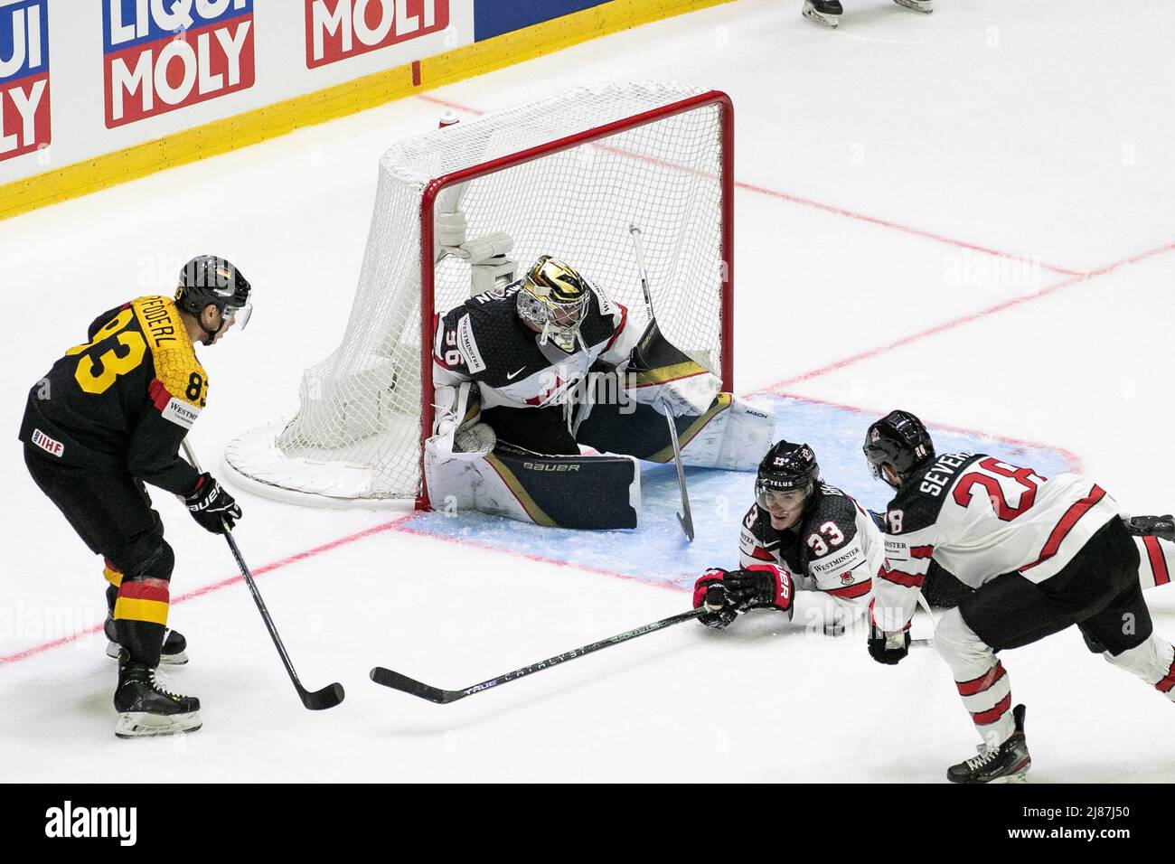Helsinki, Finland. 13th May, 2022. IIHF-Finland during World ...