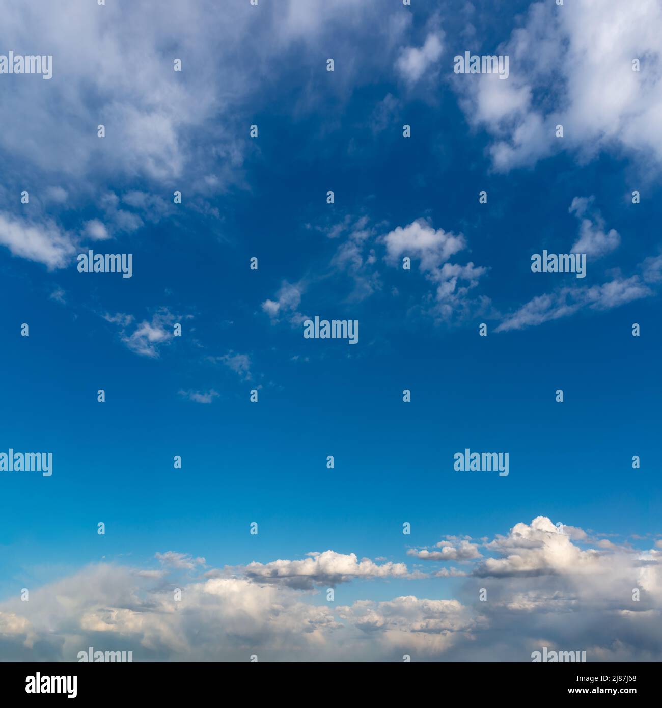 Fantastic soft clouds at sunrise, square composition Stock Photo - Alamy