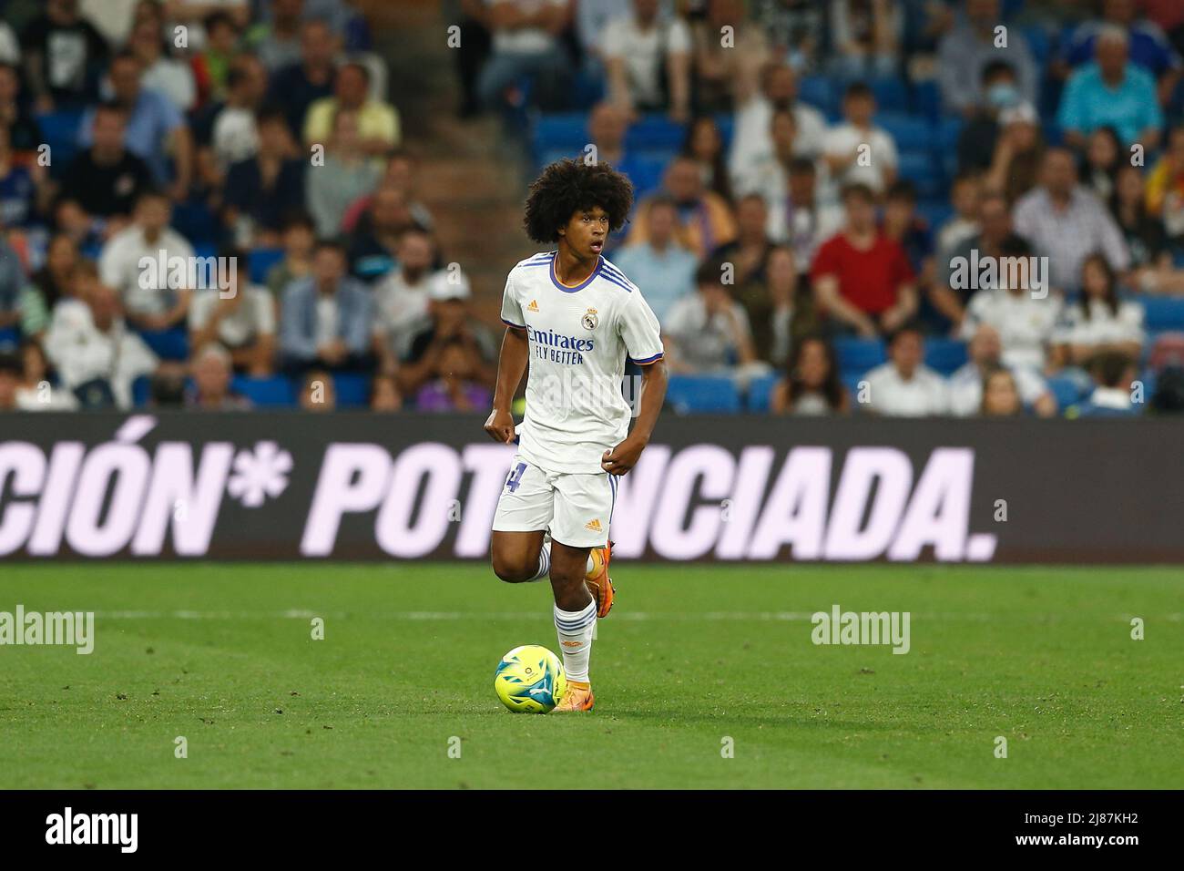 Madrid, Spain. 12th May, 2022. Peter Gonzalez (Real) Football/Soccer ...