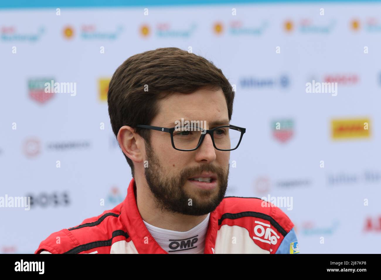 Germany, Berlin, May 13, 2022. Alexander Sims after the press ...
