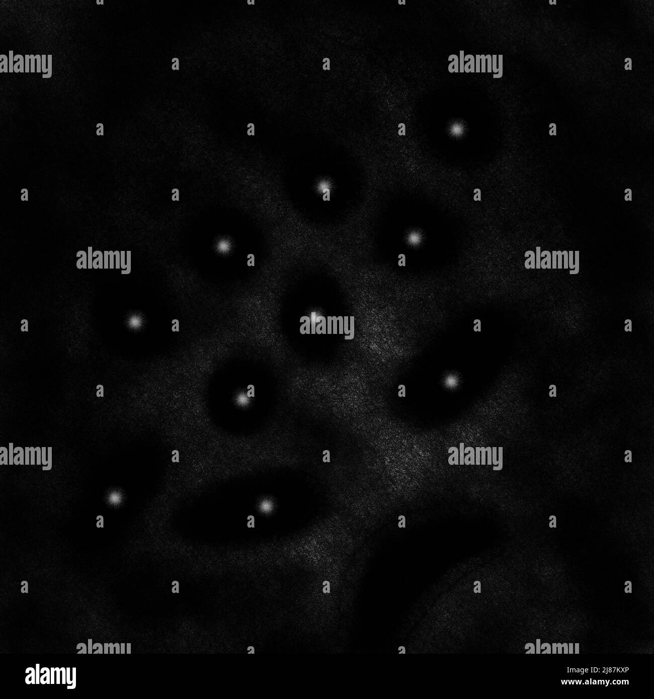 Many eyes from the darkness Stock Photo - Alamy