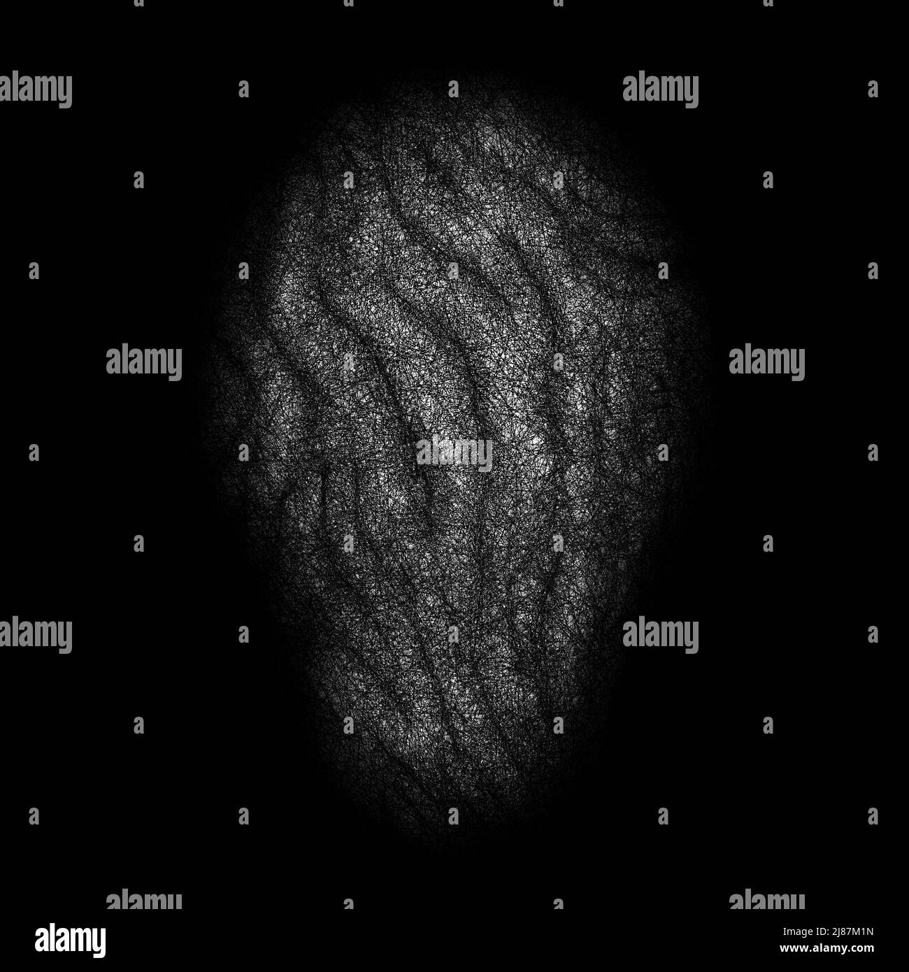 Wrinkled head without a face Stock Photo - Alamy