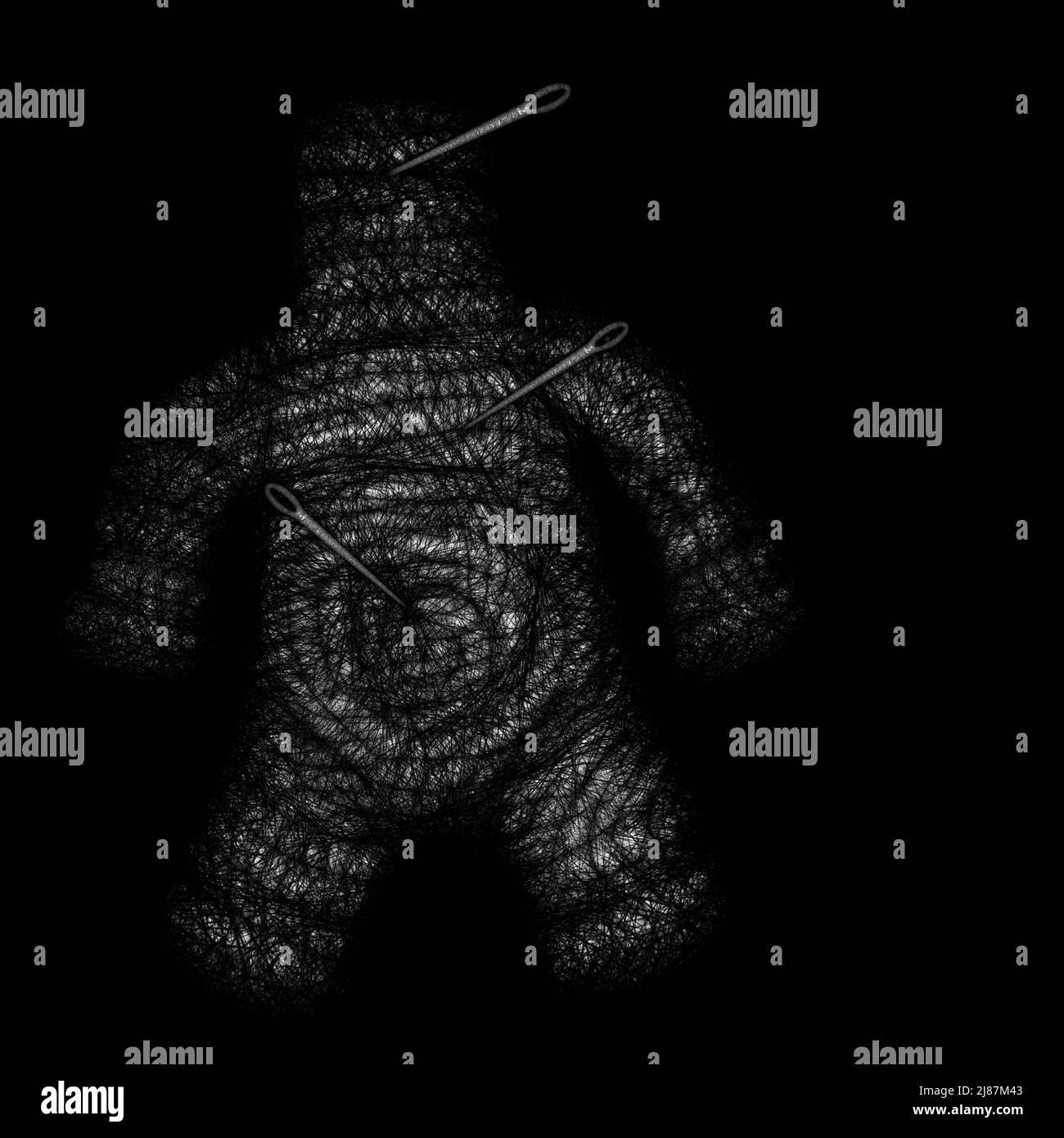 Rope voodoo doll Stock Photo - Alamy