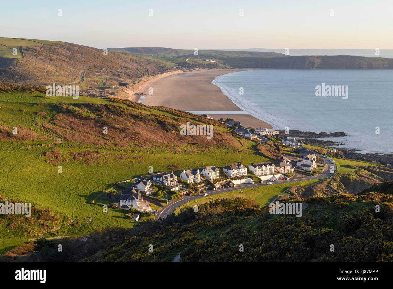 Woolacombe town hi-res stock photography and images - Alamy