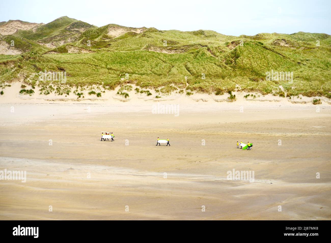 Spectacular Tullan Strand, one of Donegal's renowned surf beaches ...