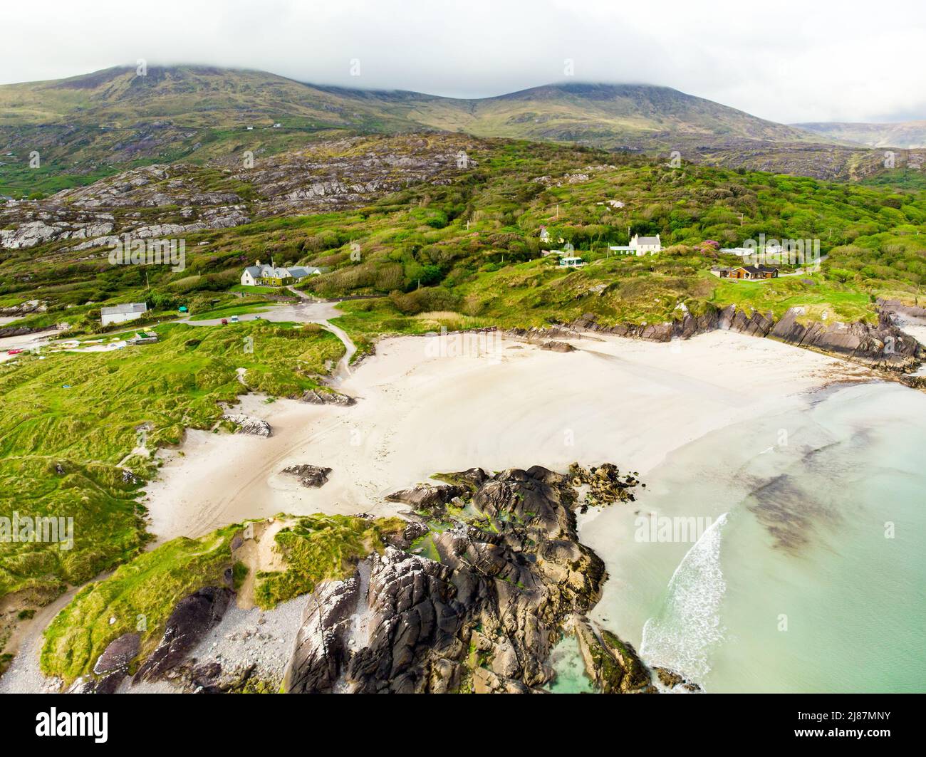 Abbey island ruins derrynane hi-res stock photography and images - Alamy