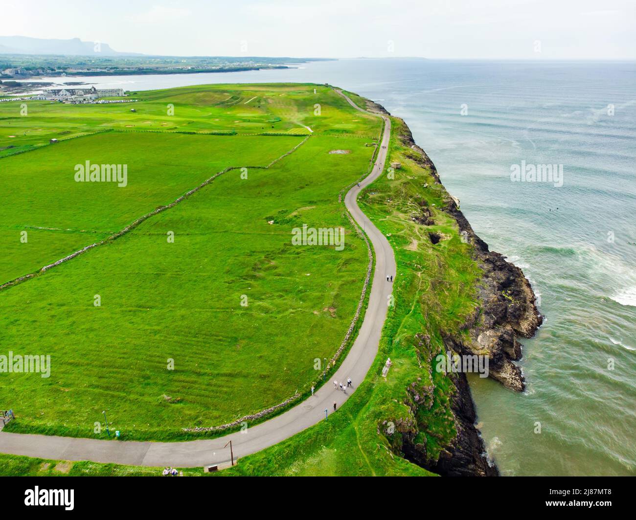 Spectacular Tullan Strand, one of Donegal's renowned surf beaches ...