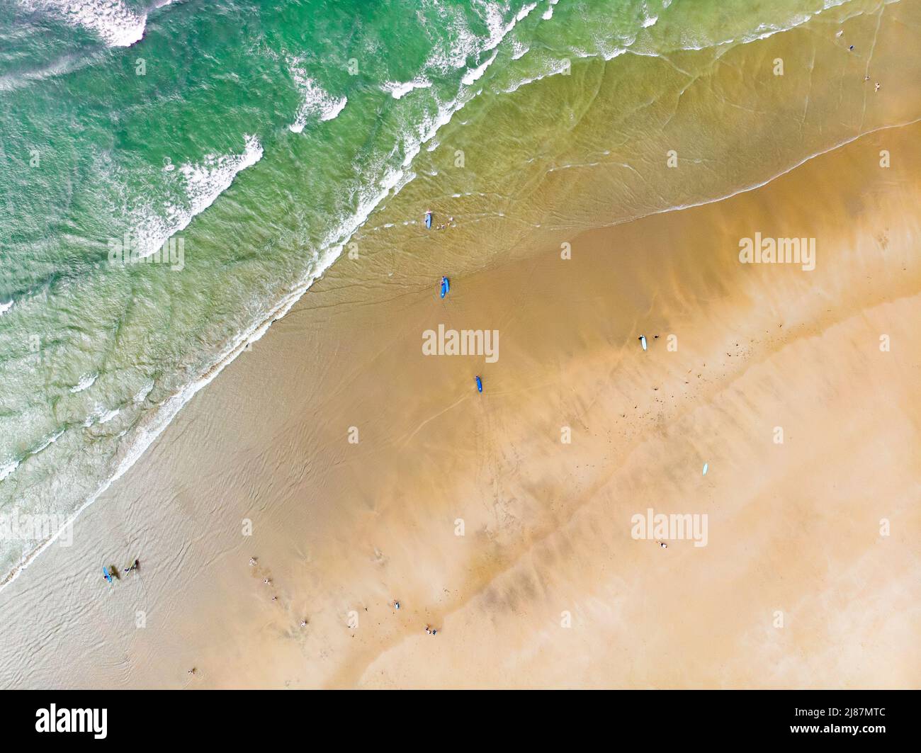 Spectacular Tullan Strand, one of Donegal's renowned surf beaches ...