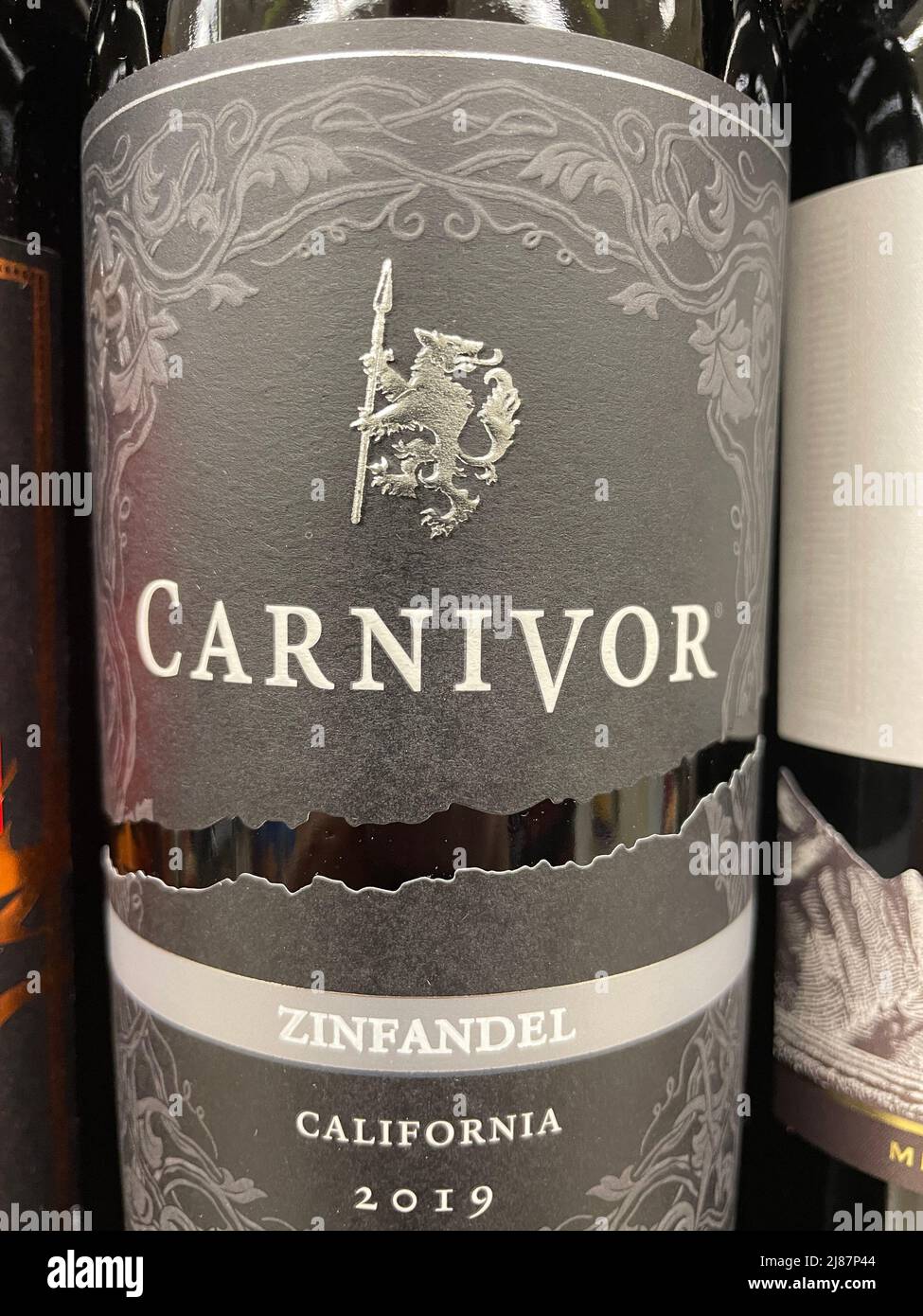 Zinfandel label hi-res stock photography and images - Alamy