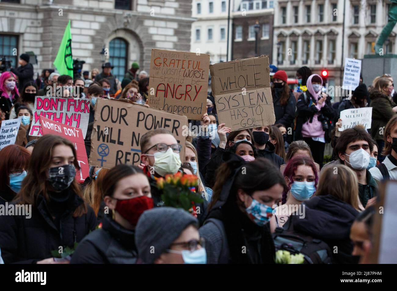 Reclaim these streets protest hi-res stock photography and images - Alamy
