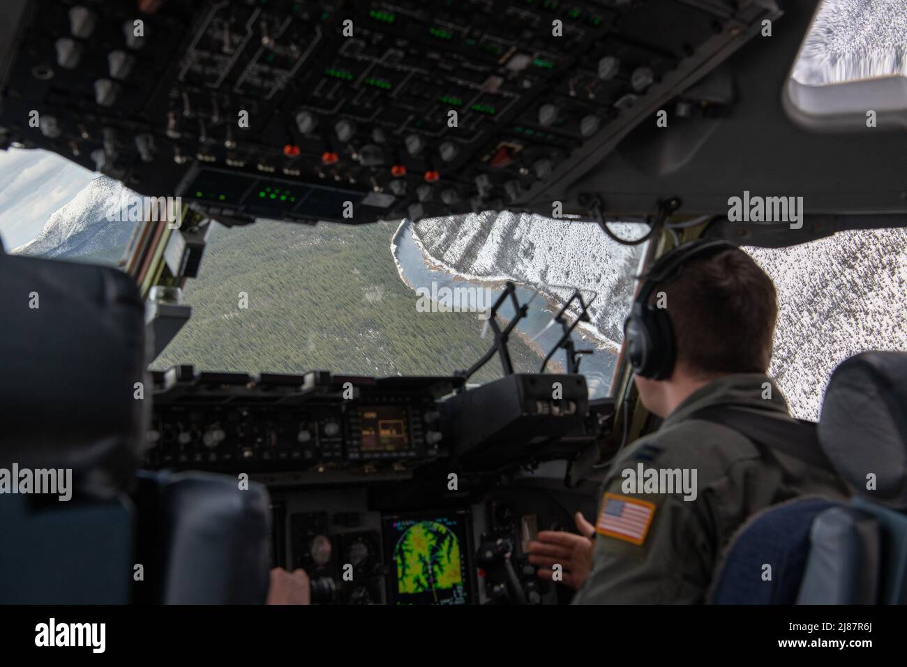 U.S. Air Force Maj. William Hock, a 354th Operations Group, Detachment ...