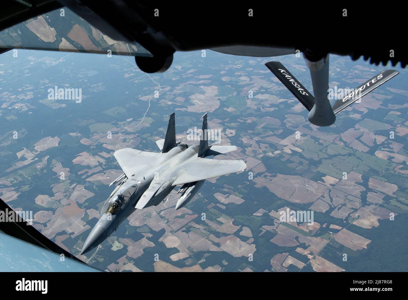 A U.S. Air Force F-15 Eagle with the 125th Fighter Wing, Florida Air ...