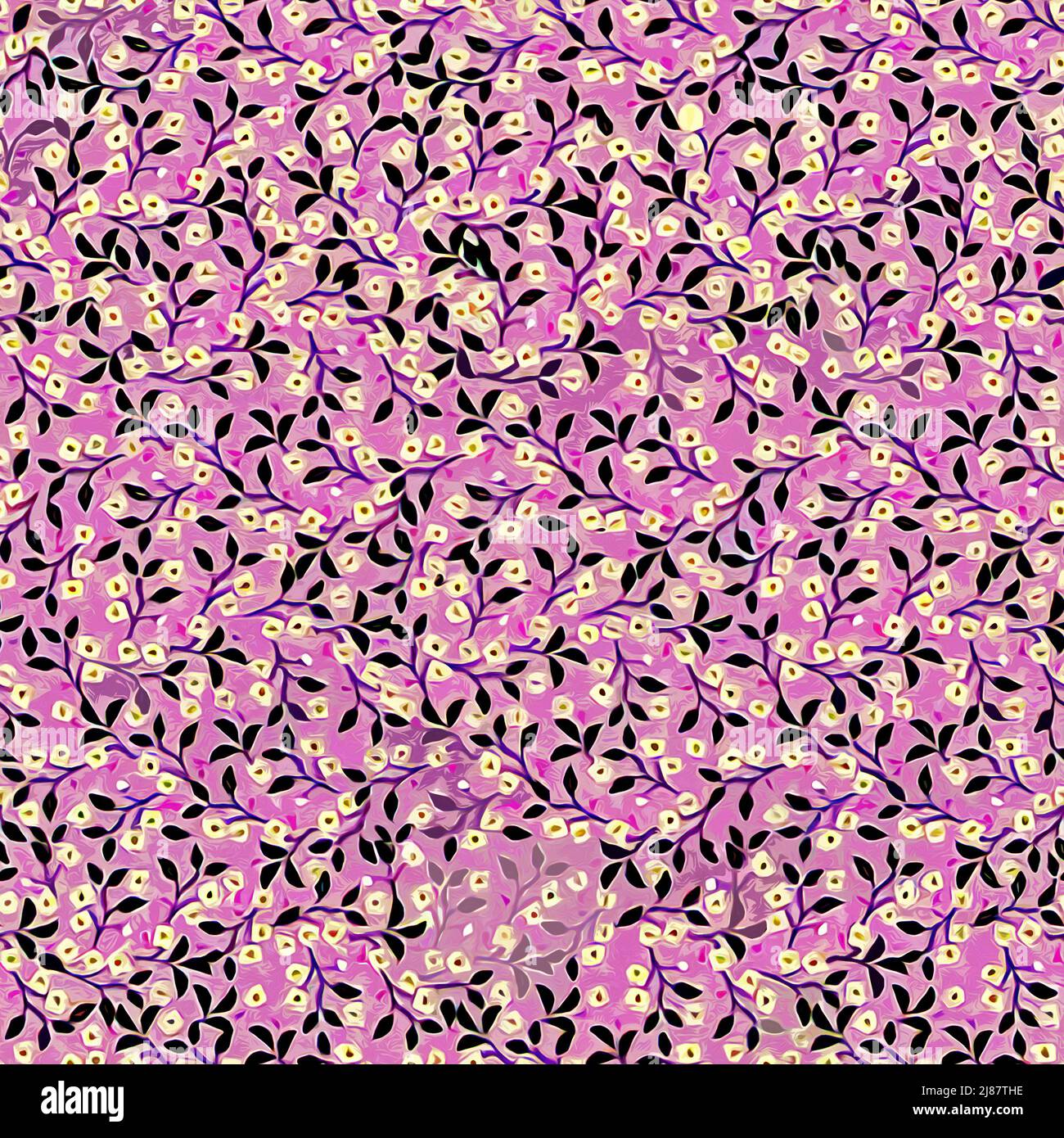 Textile and wallpaper patterns. A printable digital illustration work ...