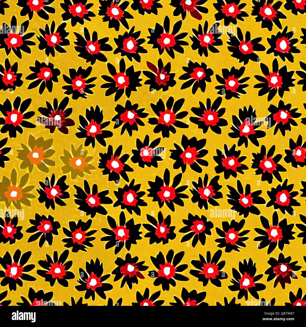 Textile and wallpaper patterns. A printable digital illustration work ...