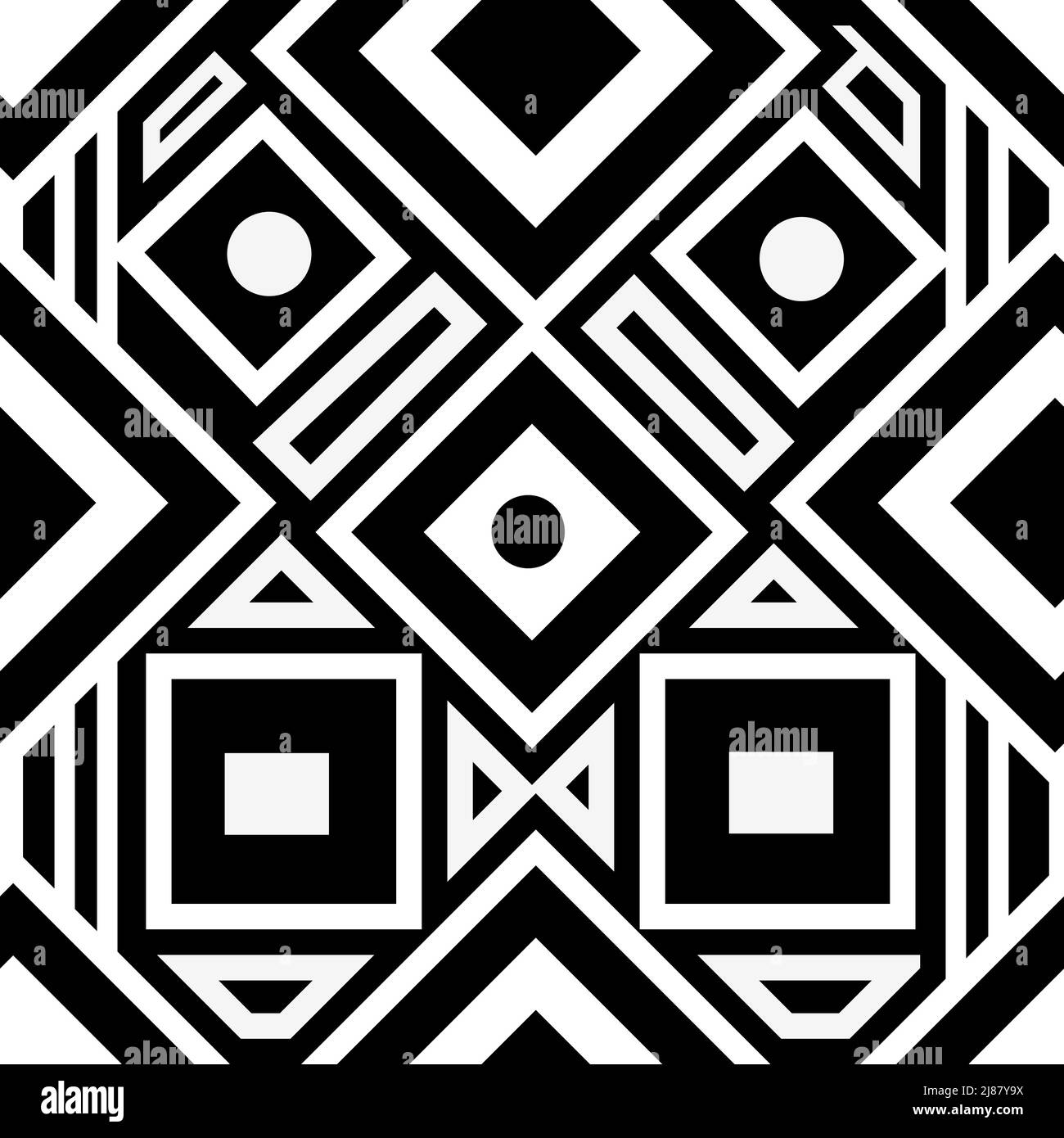 Black Bauhaus pattern background. Abstract Bauhaus geometric pattern ...