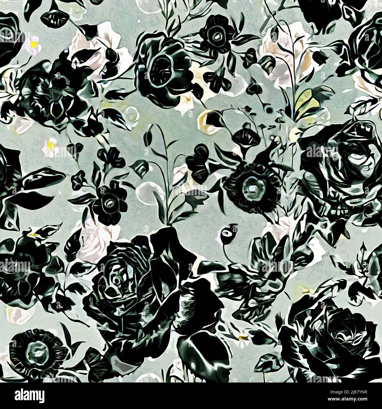 Textile and wallpaper patterns. A printable digital illustration work ...