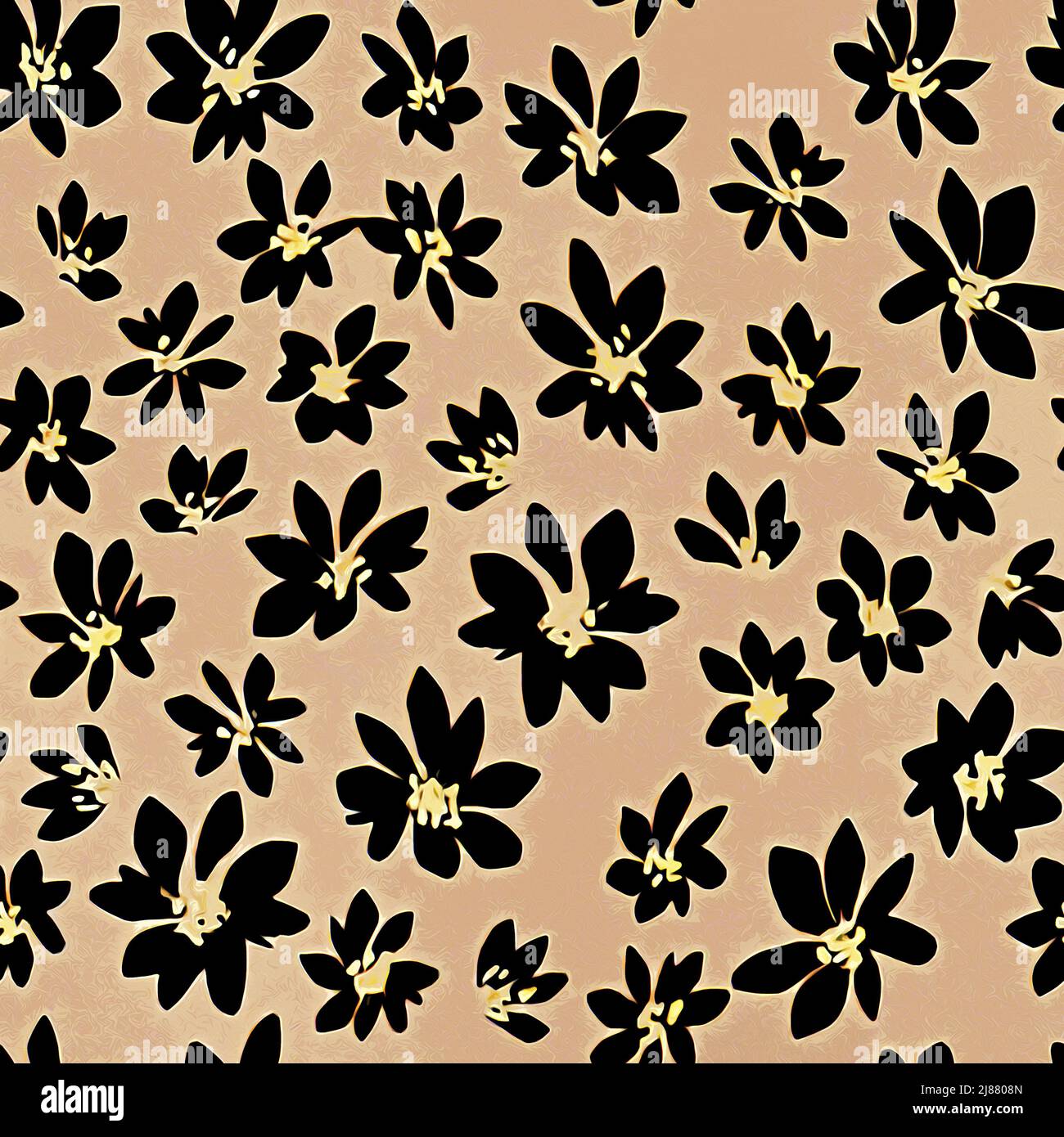Textile and wallpaper patterns. A printable digital illustration work ...