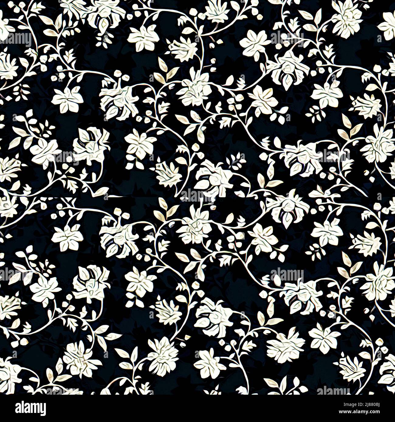 Textile and wallpaper patterns. A printable digital illustration work ...