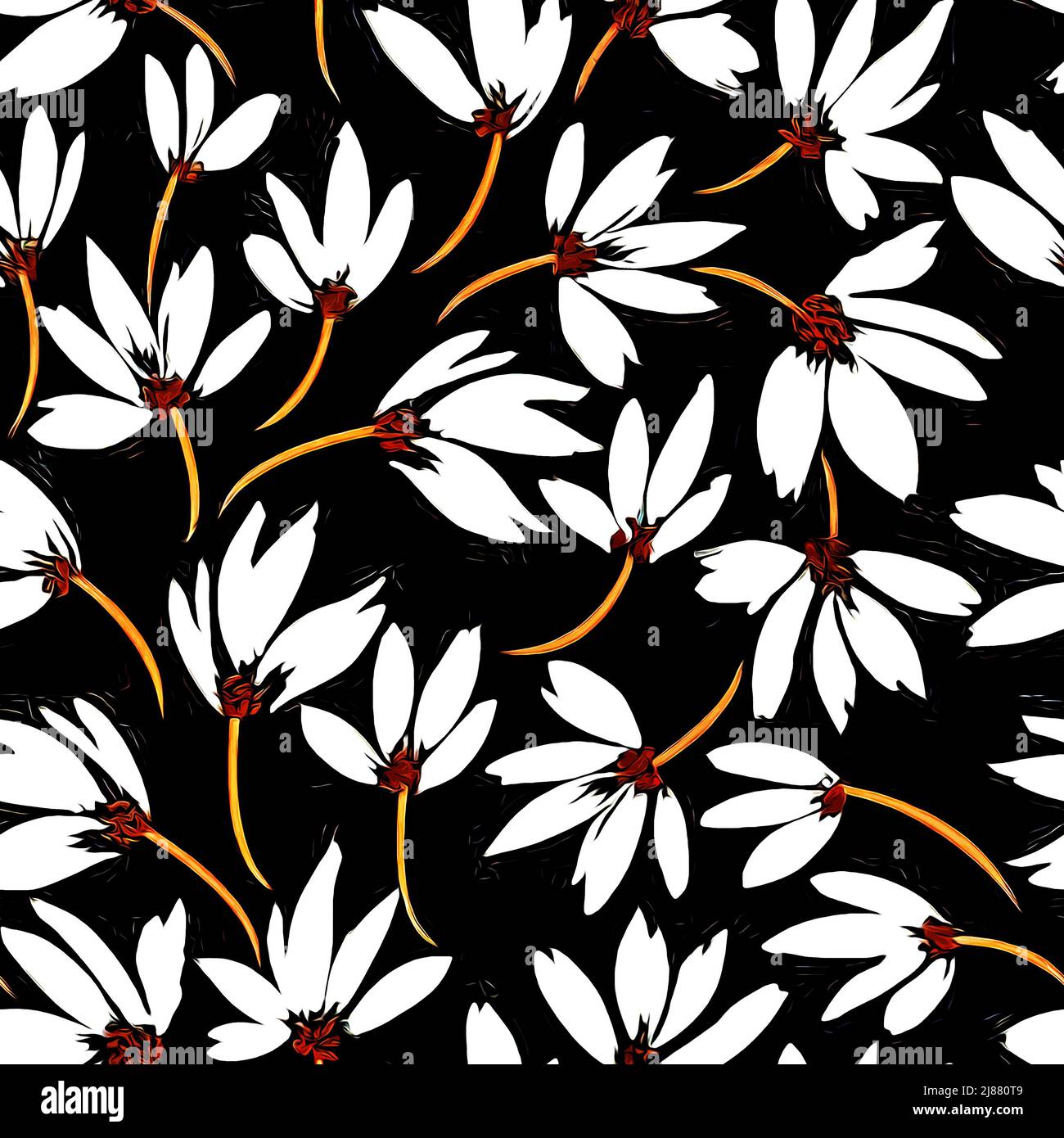 Textile and wallpaper patterns. A printable digital illustration work ...
