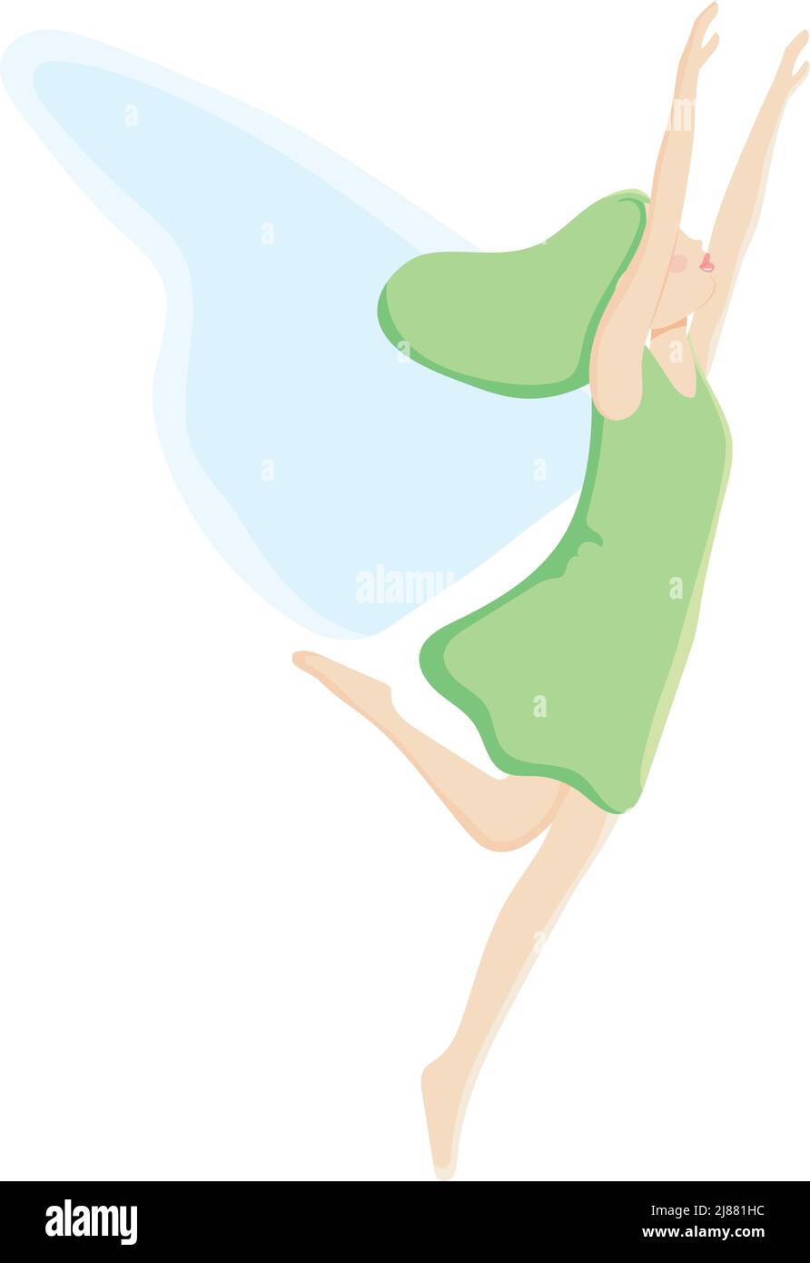 magical fairy with wings Stock Vector Image & Art - Alamy