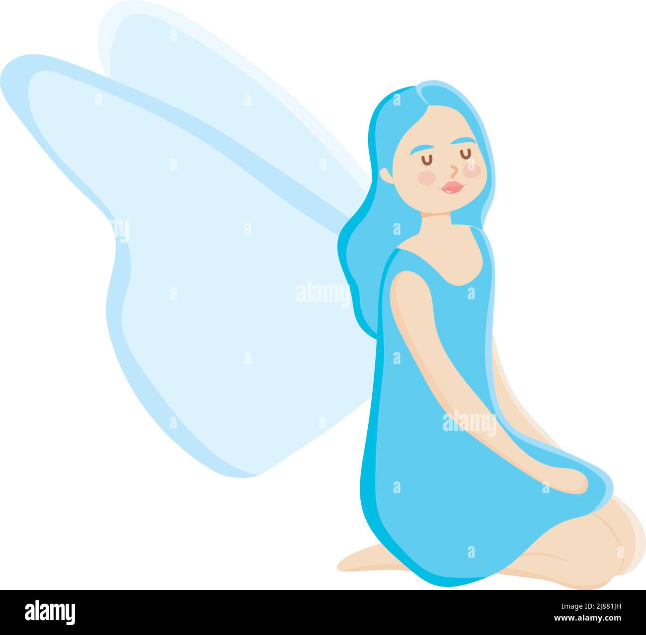 blue magical fairy icon Stock Vector Image & Art - Alamy